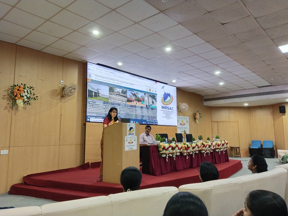 महाराष्ट्र सुदूर संवेदन उपाययोजना केंद्र (MRSAC) येथे आयोजित कार्यशाळा